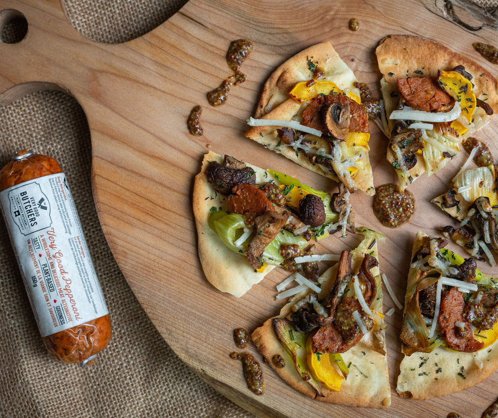 Vegan Flatbread Recipe | The Very Good Butchers